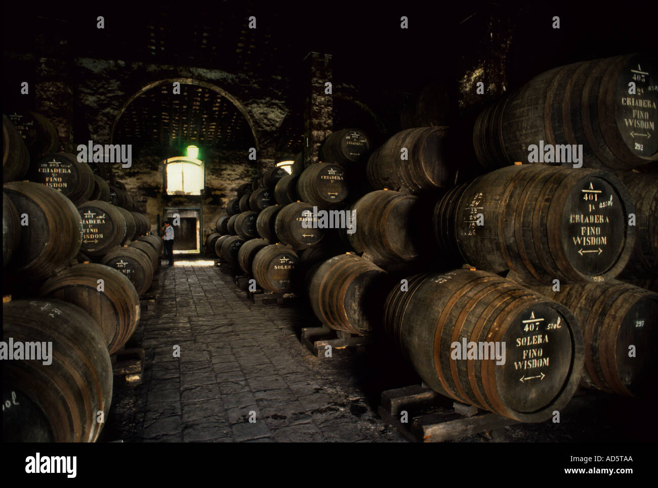 Sherry is produced in southern Spain in the region of Jerez Stock Photo ...