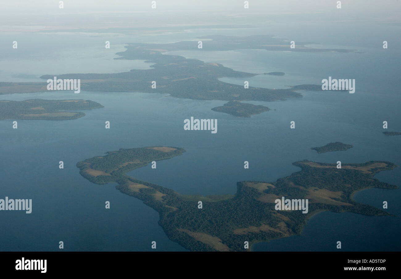 Flying over lakes forest in hi-res stock photography and images - Alamy