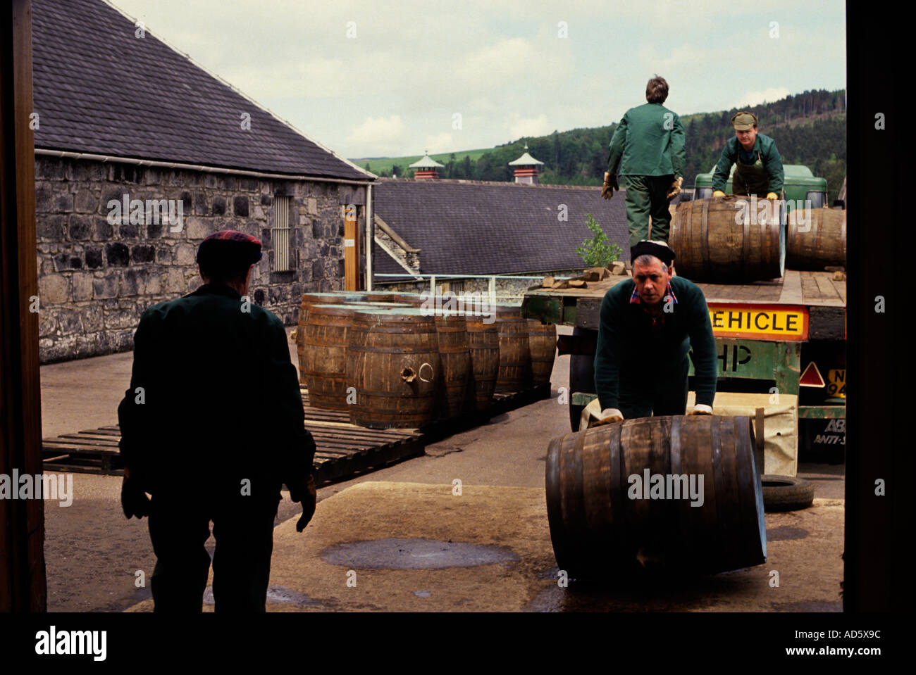 Scotland Whisky Distillery Stills Glennfiddich Stock Photo - Alamy