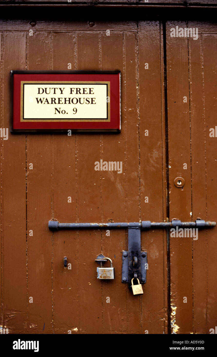 Scotland Whisky Distillery Stills Duty Free Stock Photo - Alamy