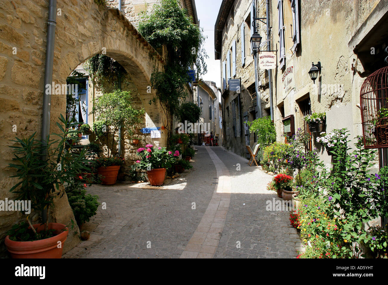 Country town alley Stock Photo - Alamy