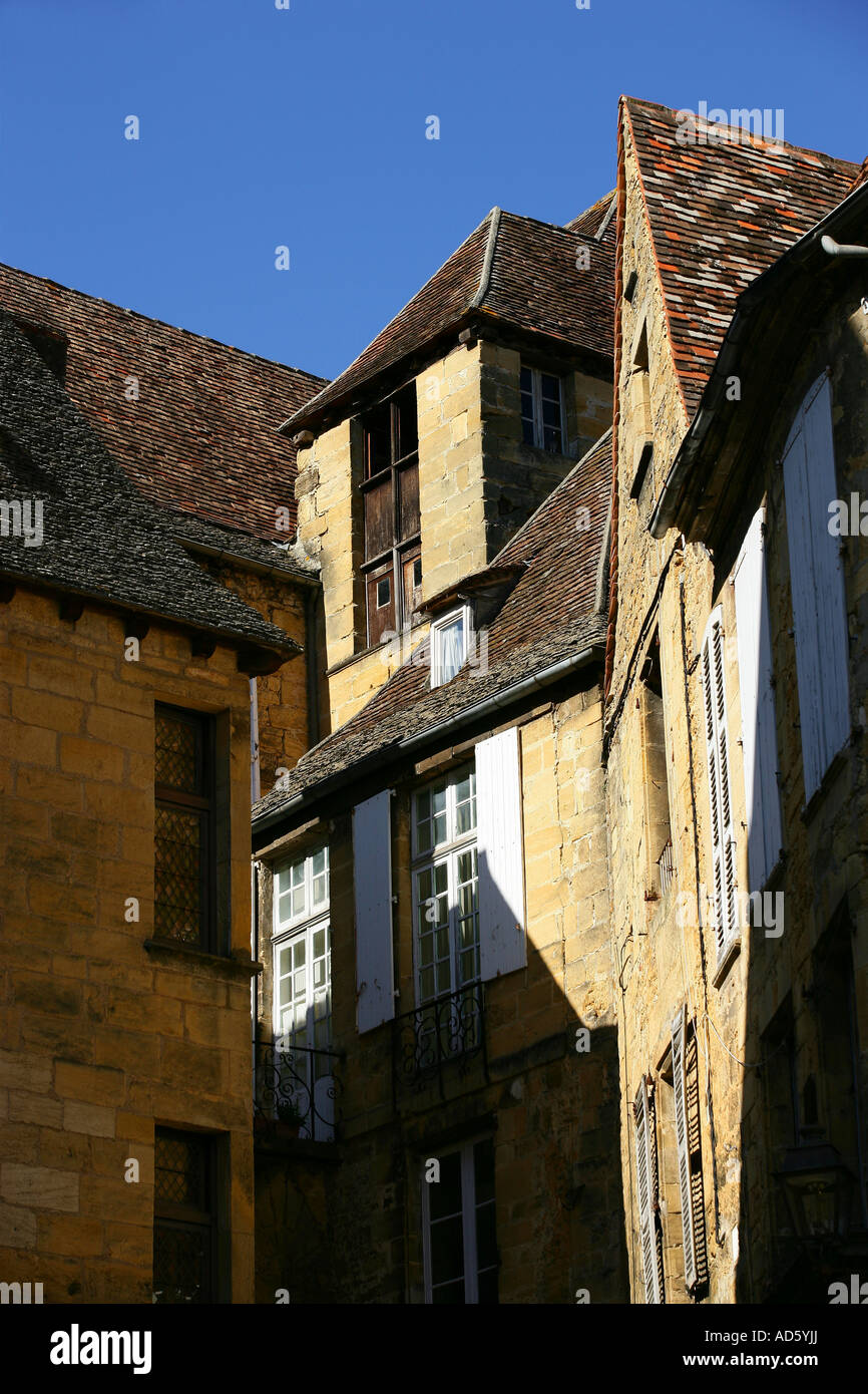 Small town architecture Stock Photo - Alamy