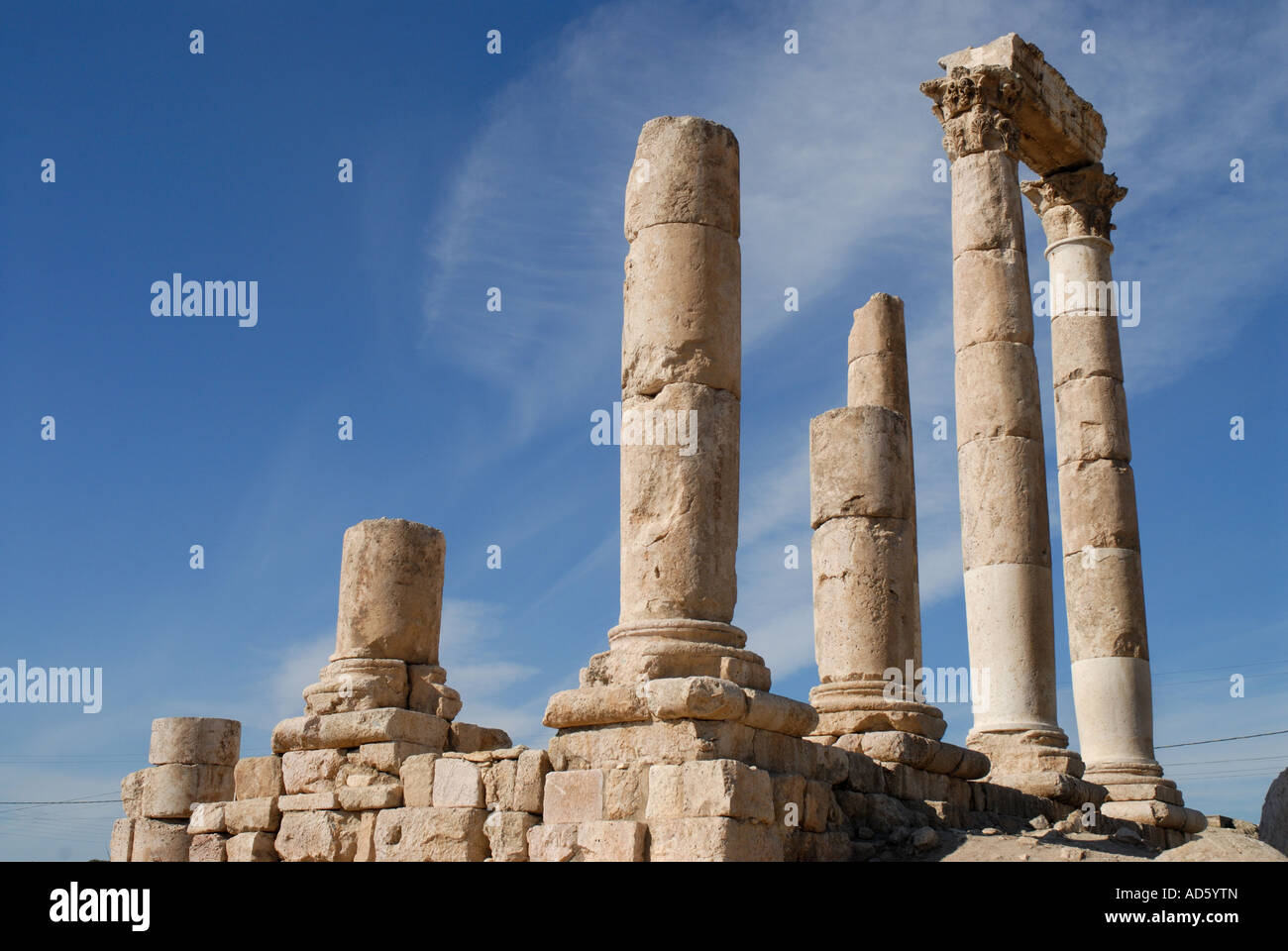 Amman Jordan 2007 Roman citadel Stock Photo - Alamy