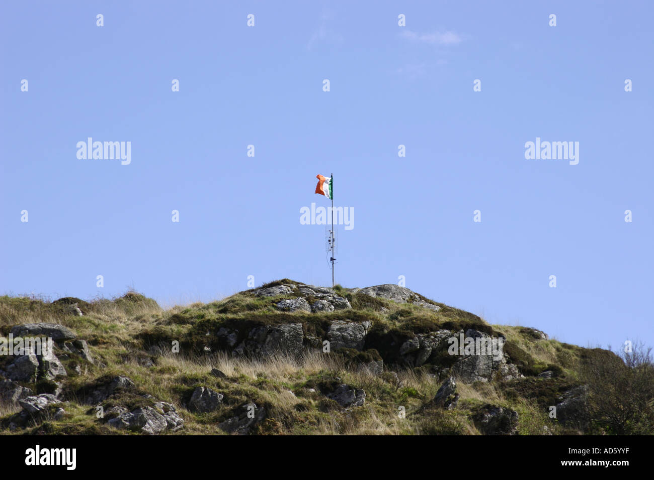 Aerial Flag Irish Ireland Stock Photo - Alamy