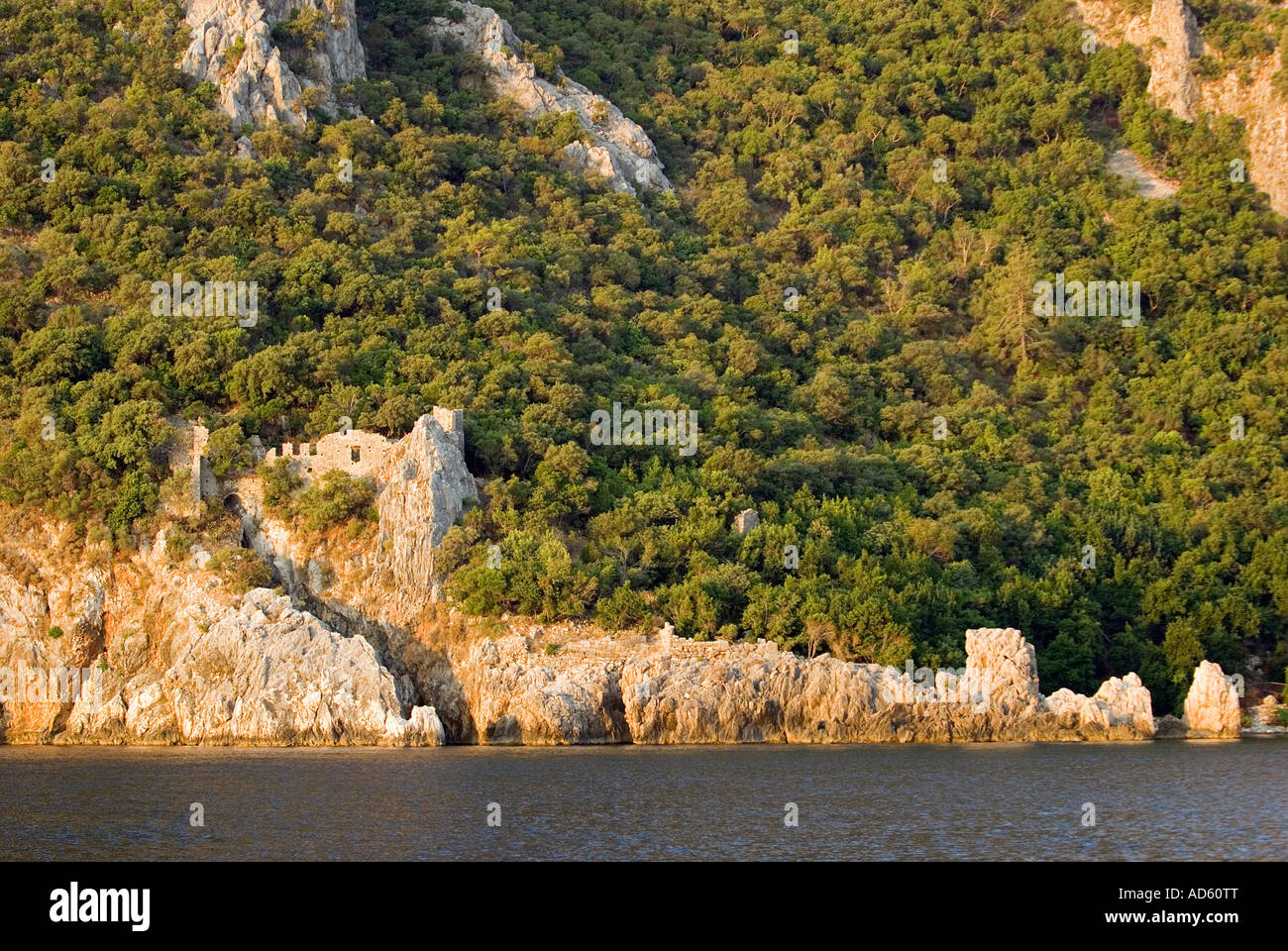 Ancient Oympos ruins Cirali Turkey Stock Photo - Alamy