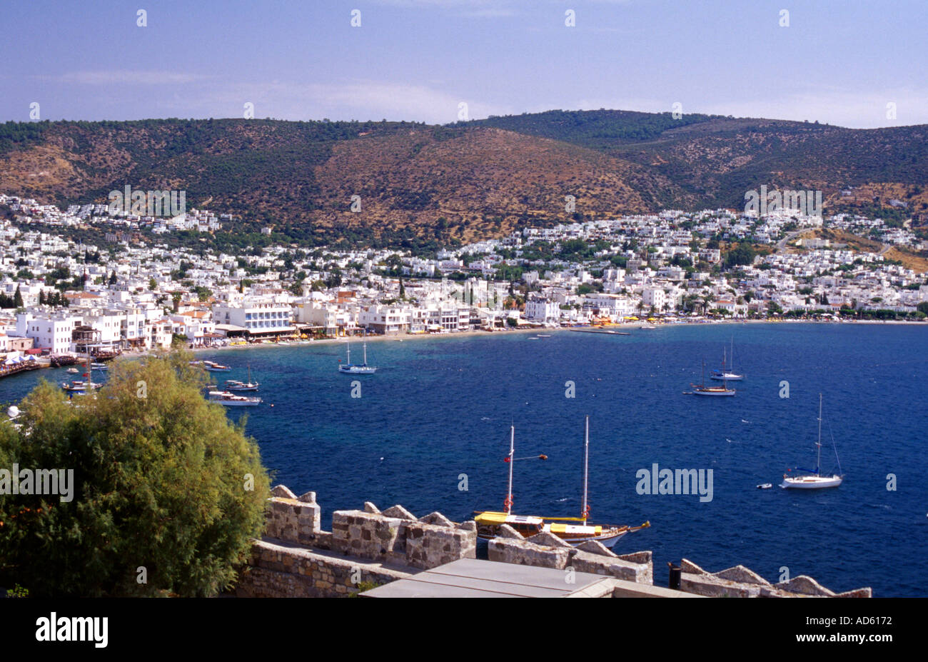 Bodrum Beach Aegean Sea Bodrum Turkey Asia Stock Photo - Alamy