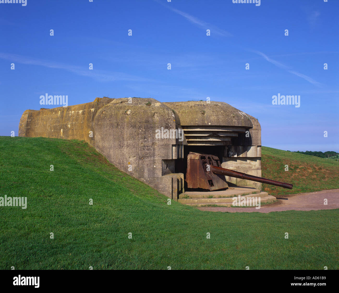 German Batteries Gold Beach Longues sur Mer near Arromanches Calvados ...