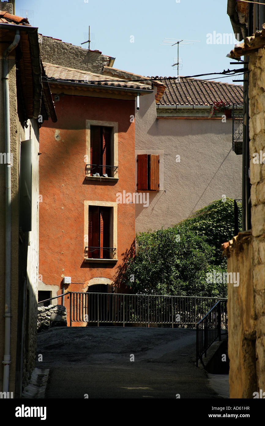 Small town architecture Stock Photo - Alamy