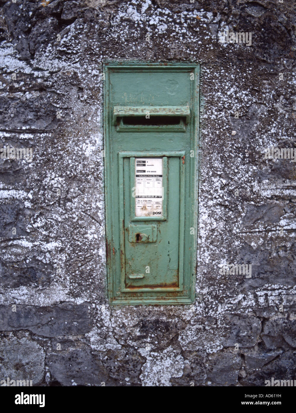 Irish Post box Stock Photo - Alamy
