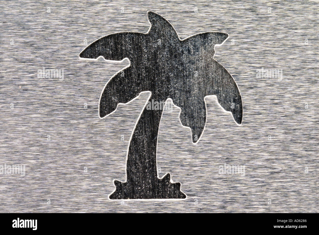 Aluminium palm tree Stock Photo - Alamy