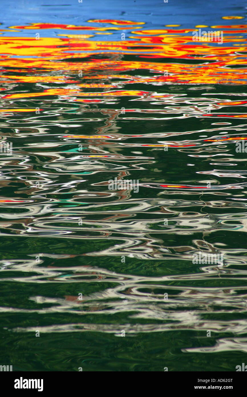 Reflections in the water Stock Photo - Alamy