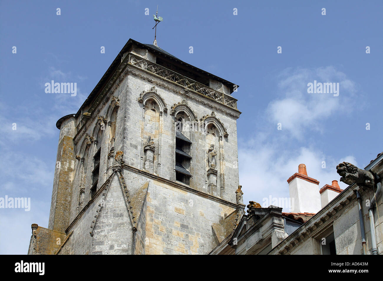 religious building, The Rochelle, Saint-Bartholome Church Stock Photo ...