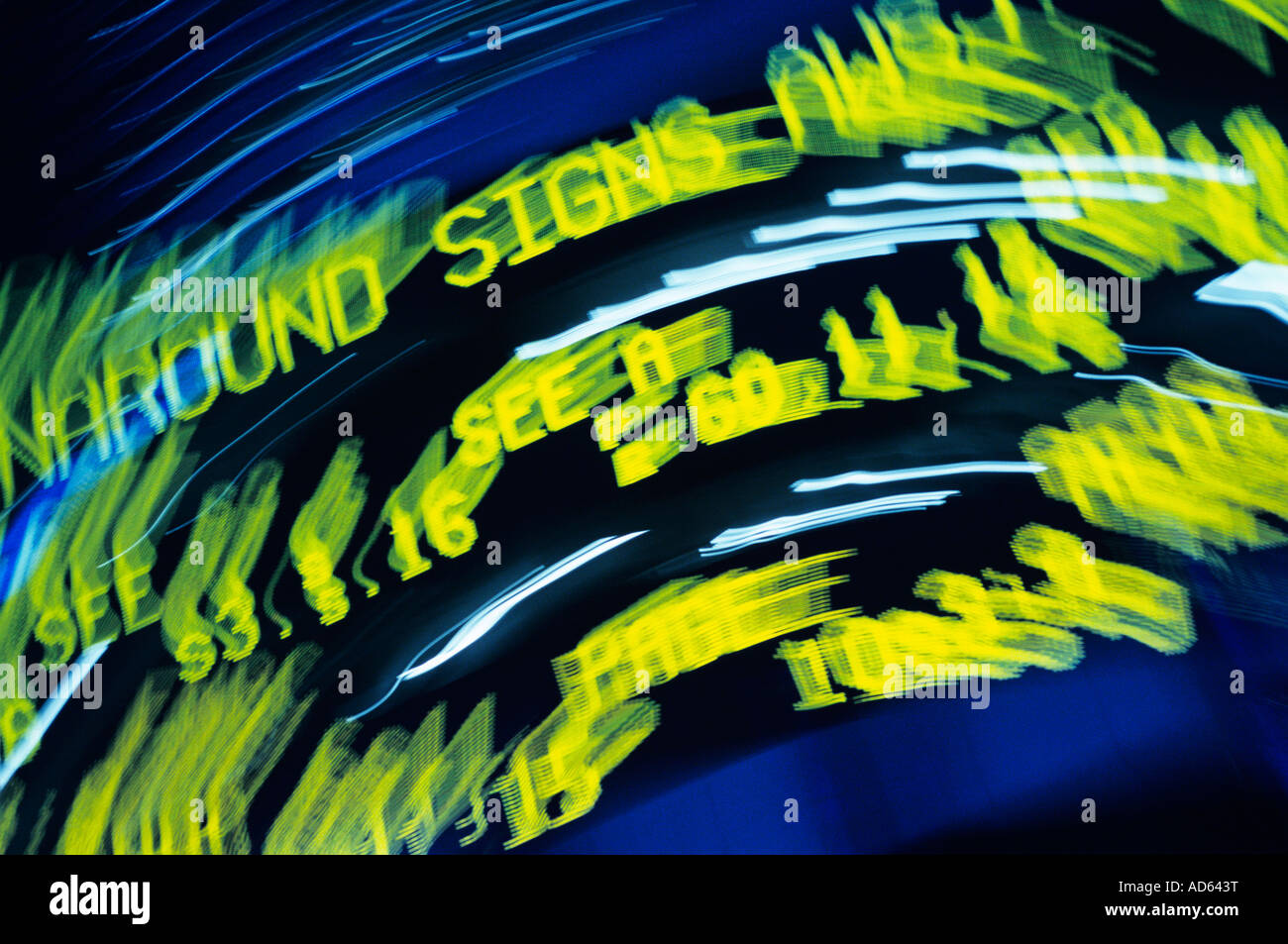 Stock quotes sign on Times Square Stock Photo - Alamy