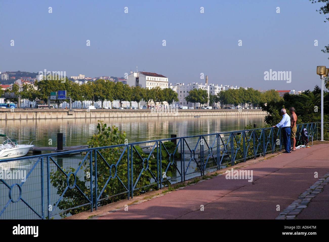 Lyon river rhone bicycle hi-res stock photography and images - Alamy