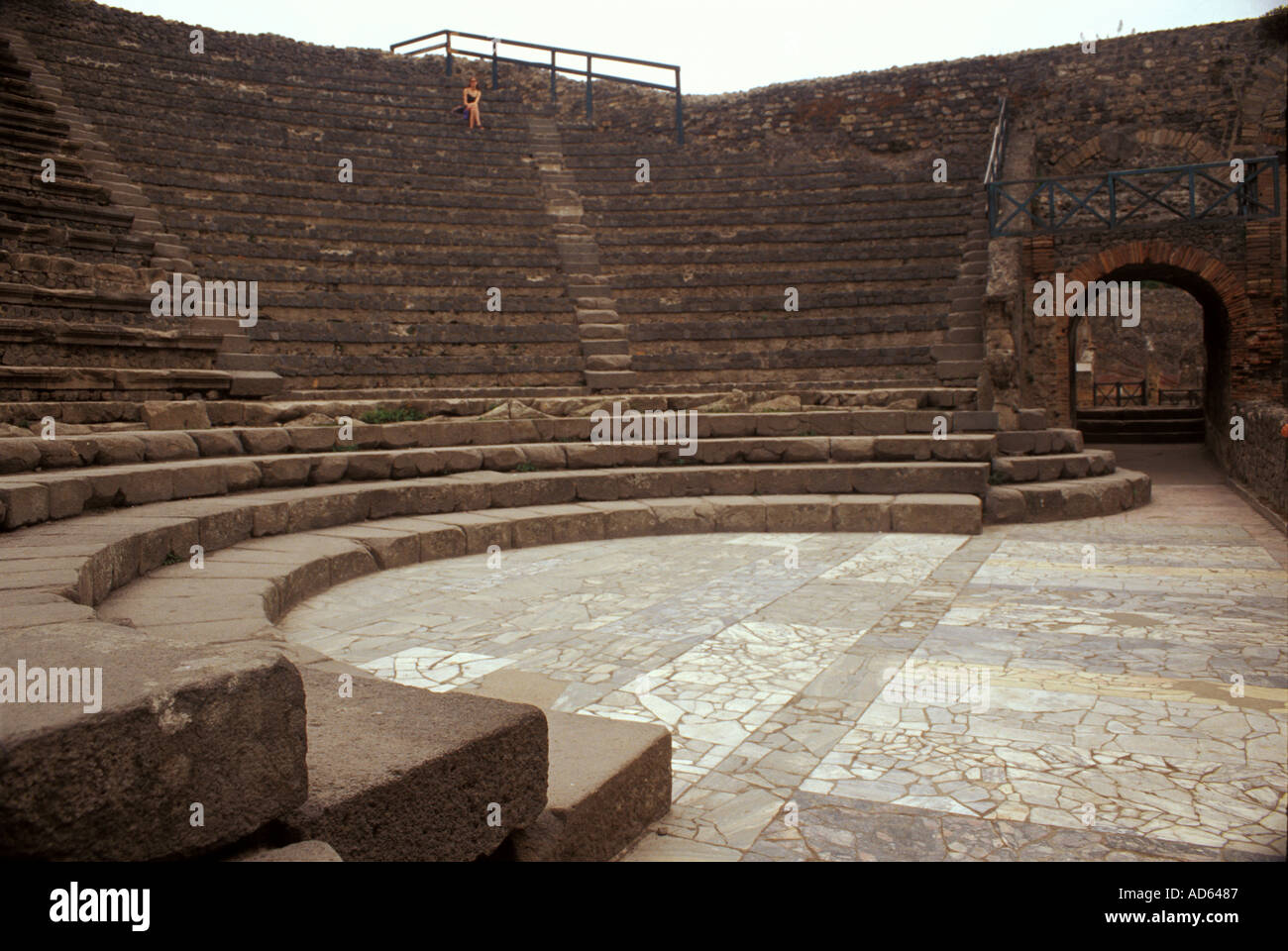 Italy Pompeii Amphitheatre Stock Photo - Alamy