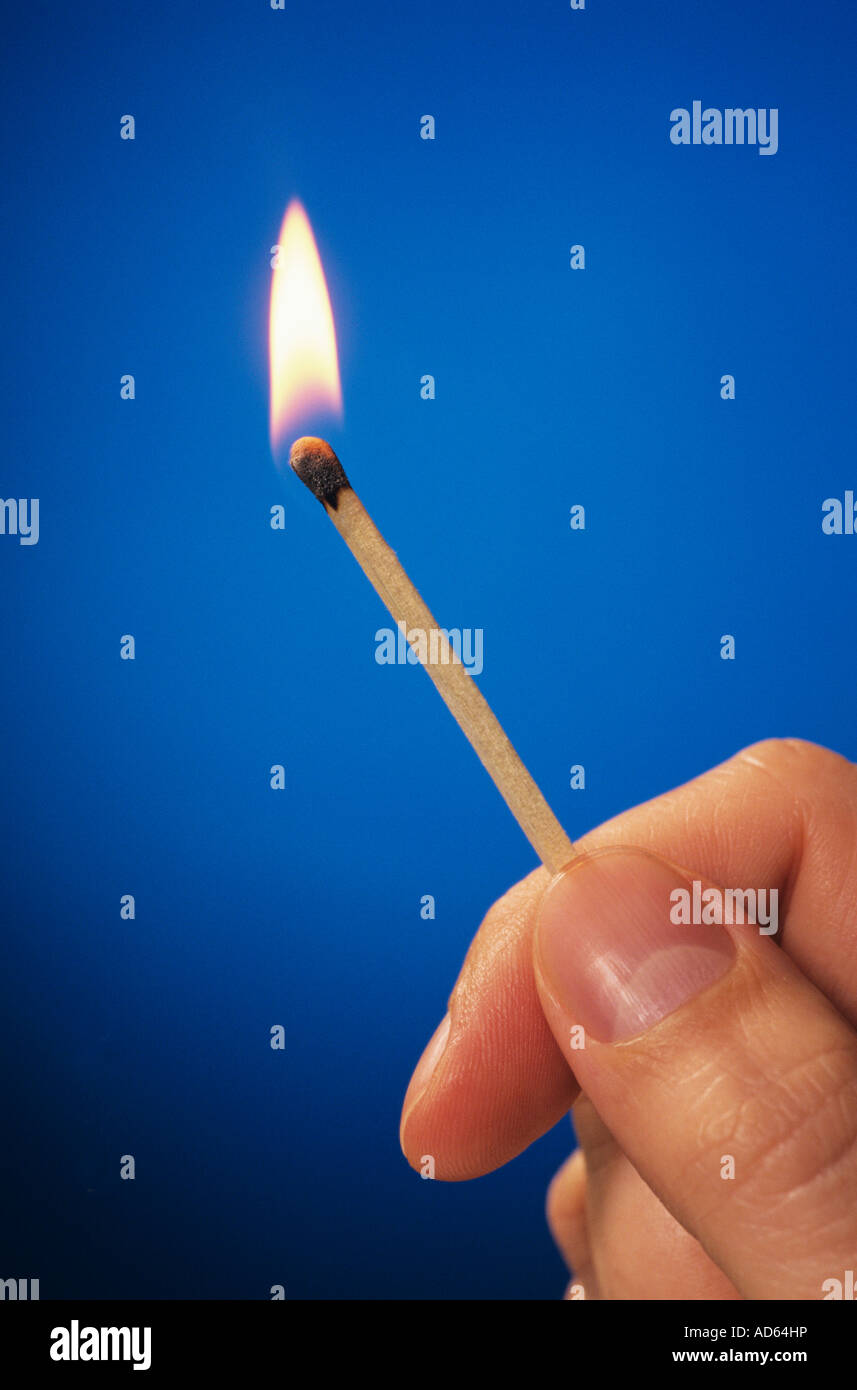 Hand lighted cigarette smoke hi-res stock photography and images - Alamy