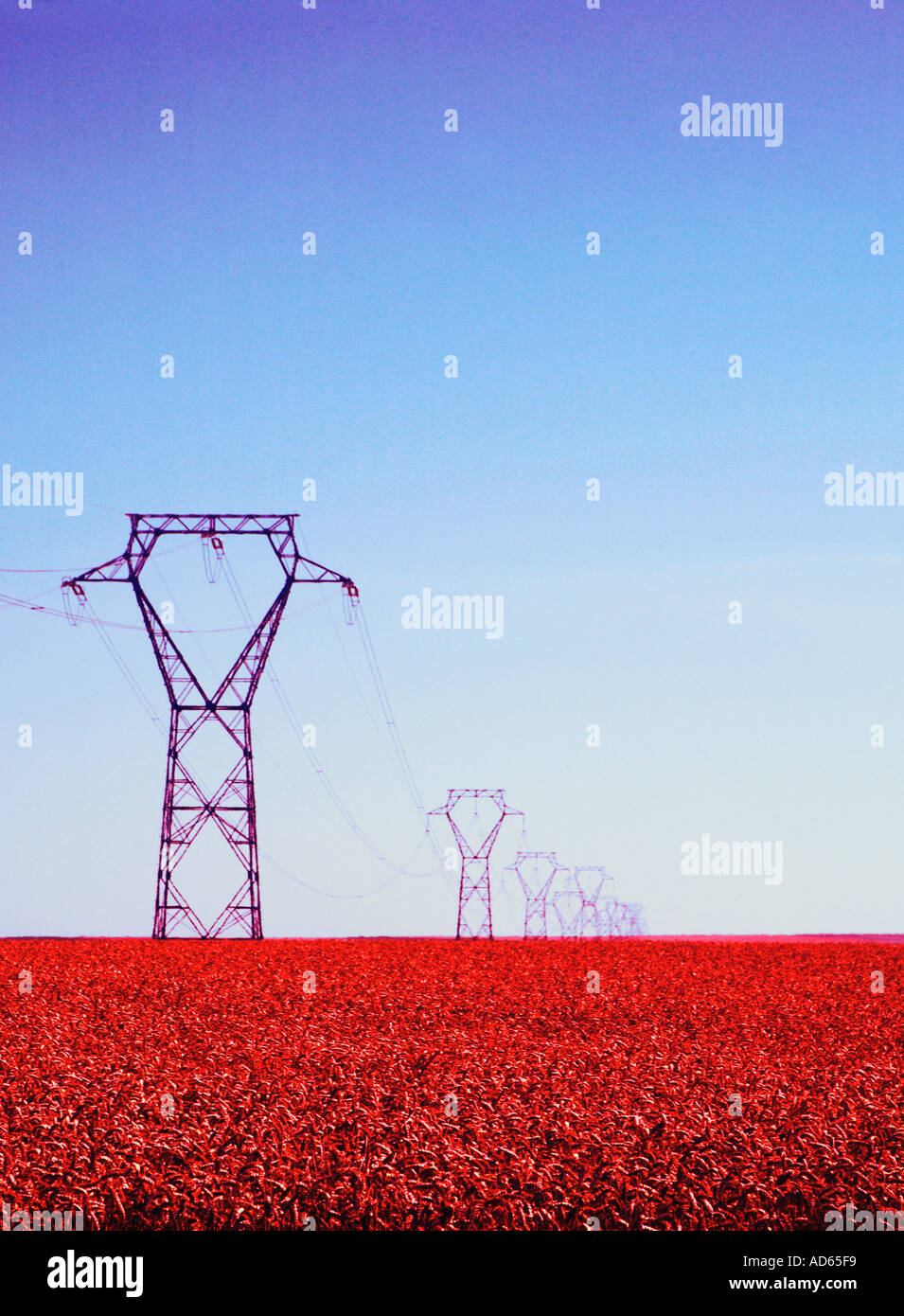 Landscape energy concept Stock Photo - Alamy