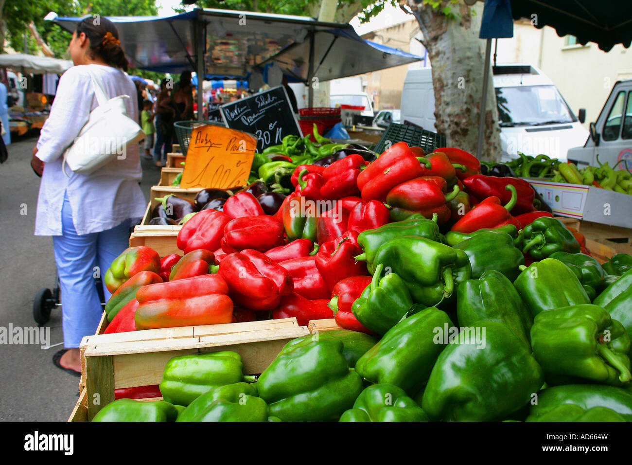 open air vegetables market Stock Photo - Alamy