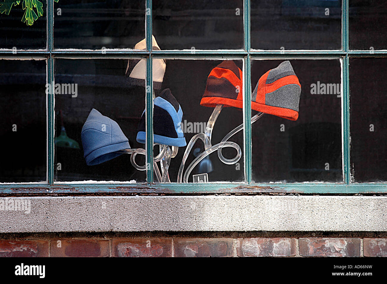 Caps by the window Stock Photo - Alamy