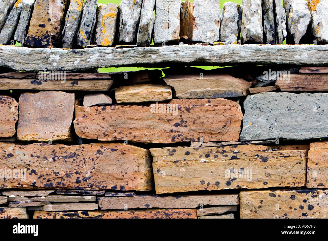 Scottish stone wall texture scotland hi-res stock photography and ...