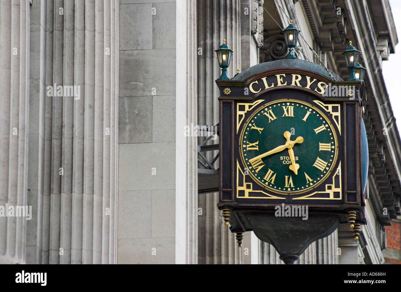 Clery s Clock Clock on the front of Clery and Co Ltd department store O ...
