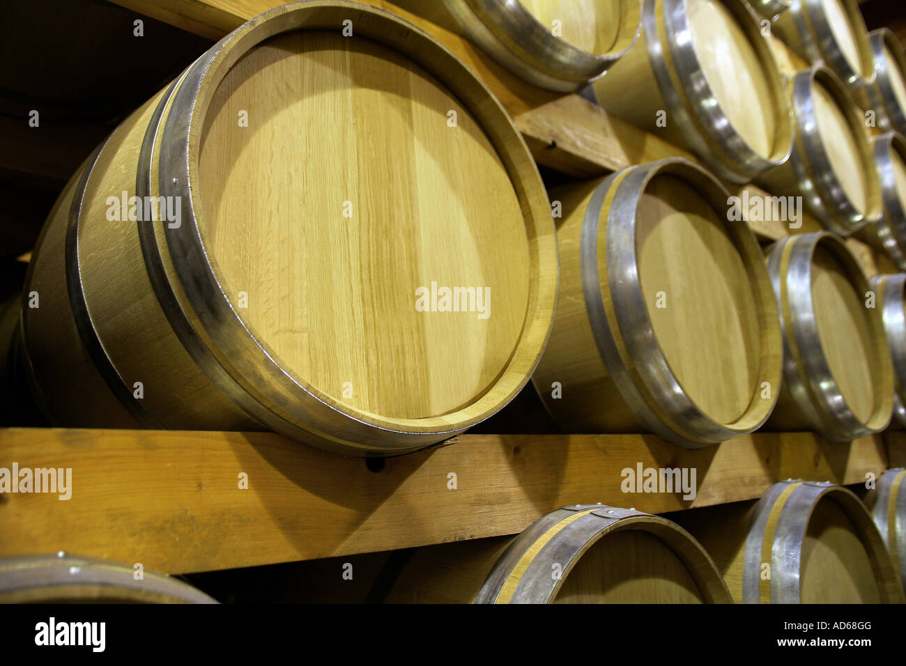 barrels of wine Stock Photo - Alamy