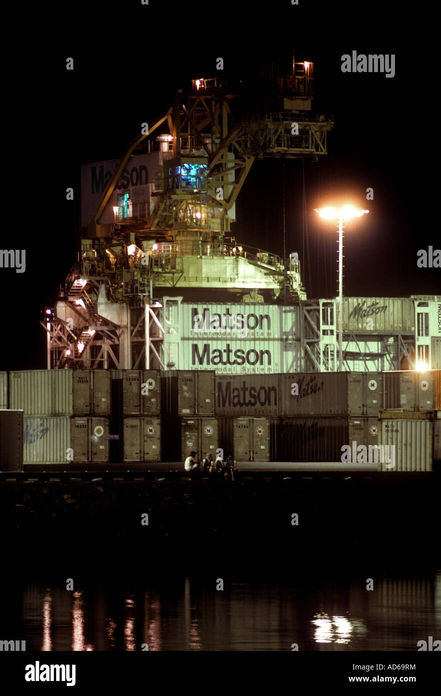 Matson shipping container hi-res stock photography and images - Alamy