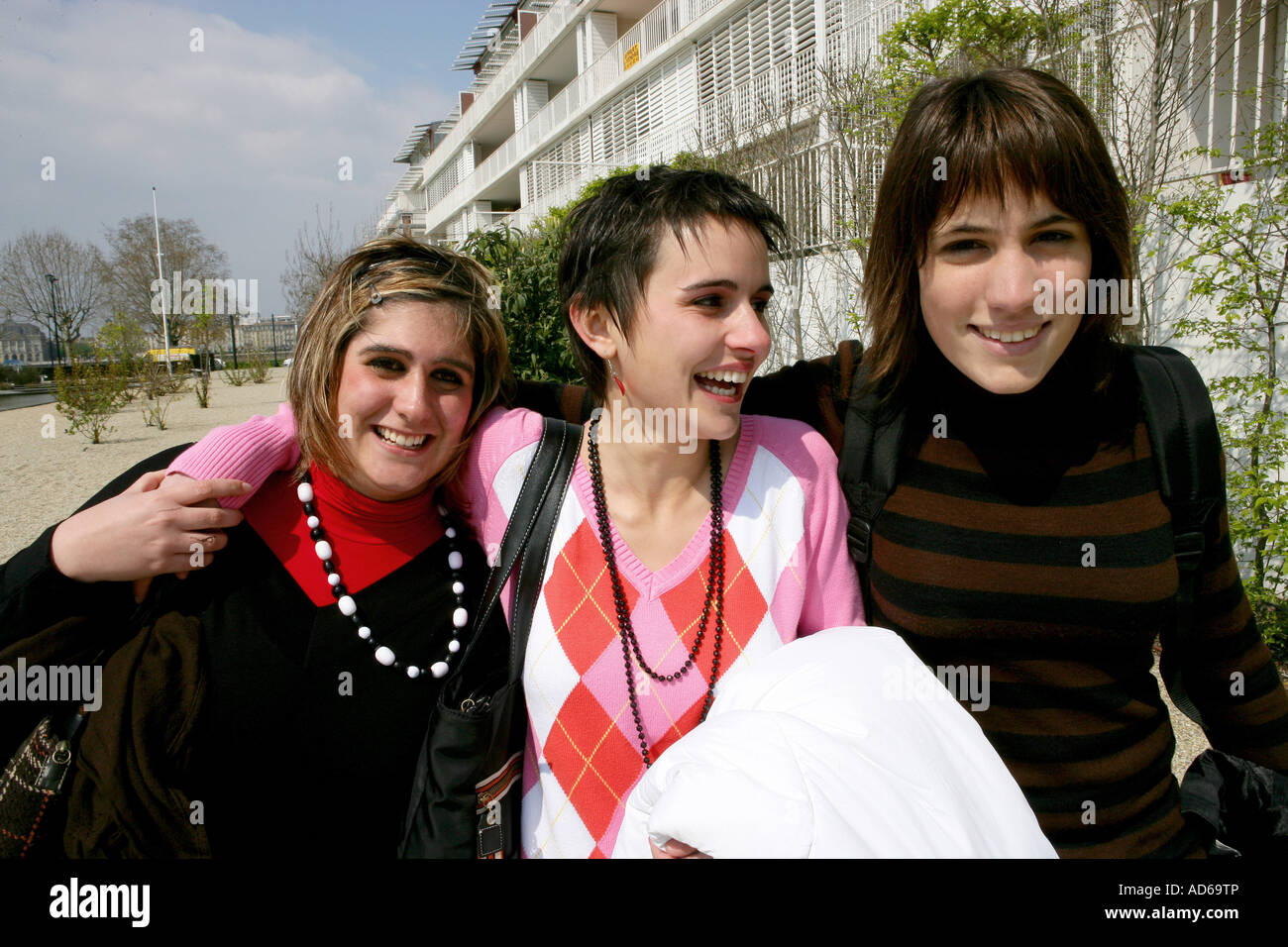 girls friends team Stock Photo - Alamy