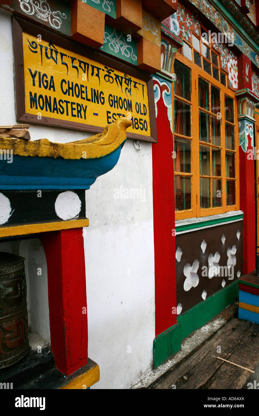 At Yiga Choeling Monastery at Ghoom, Darjeeling, West Bengal, India ...