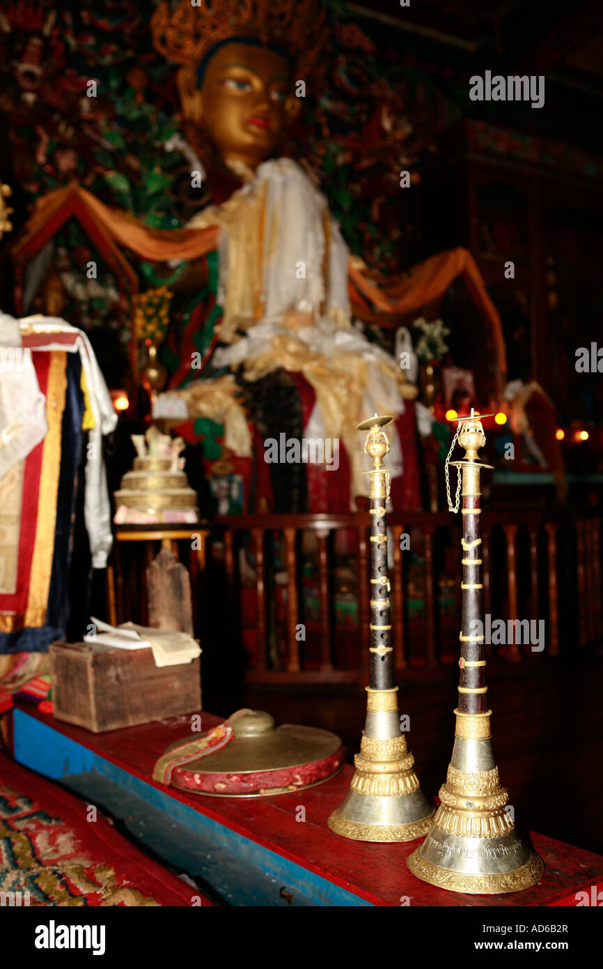 At Yiga Choeling Monastery at Ghoom, Darjeeling, West Bengal, India ...
