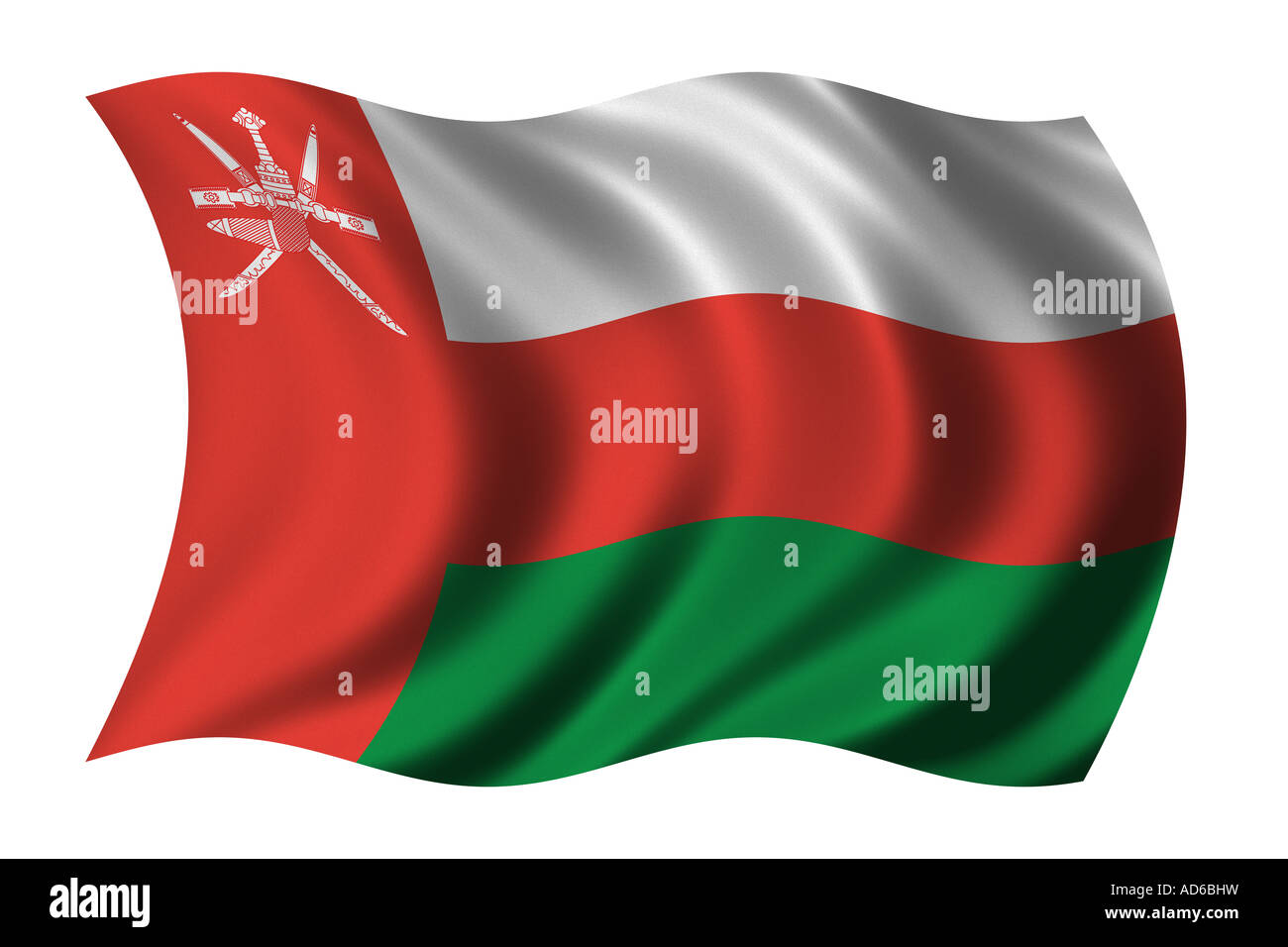 Flag of Oman Stock Photo - Alamy