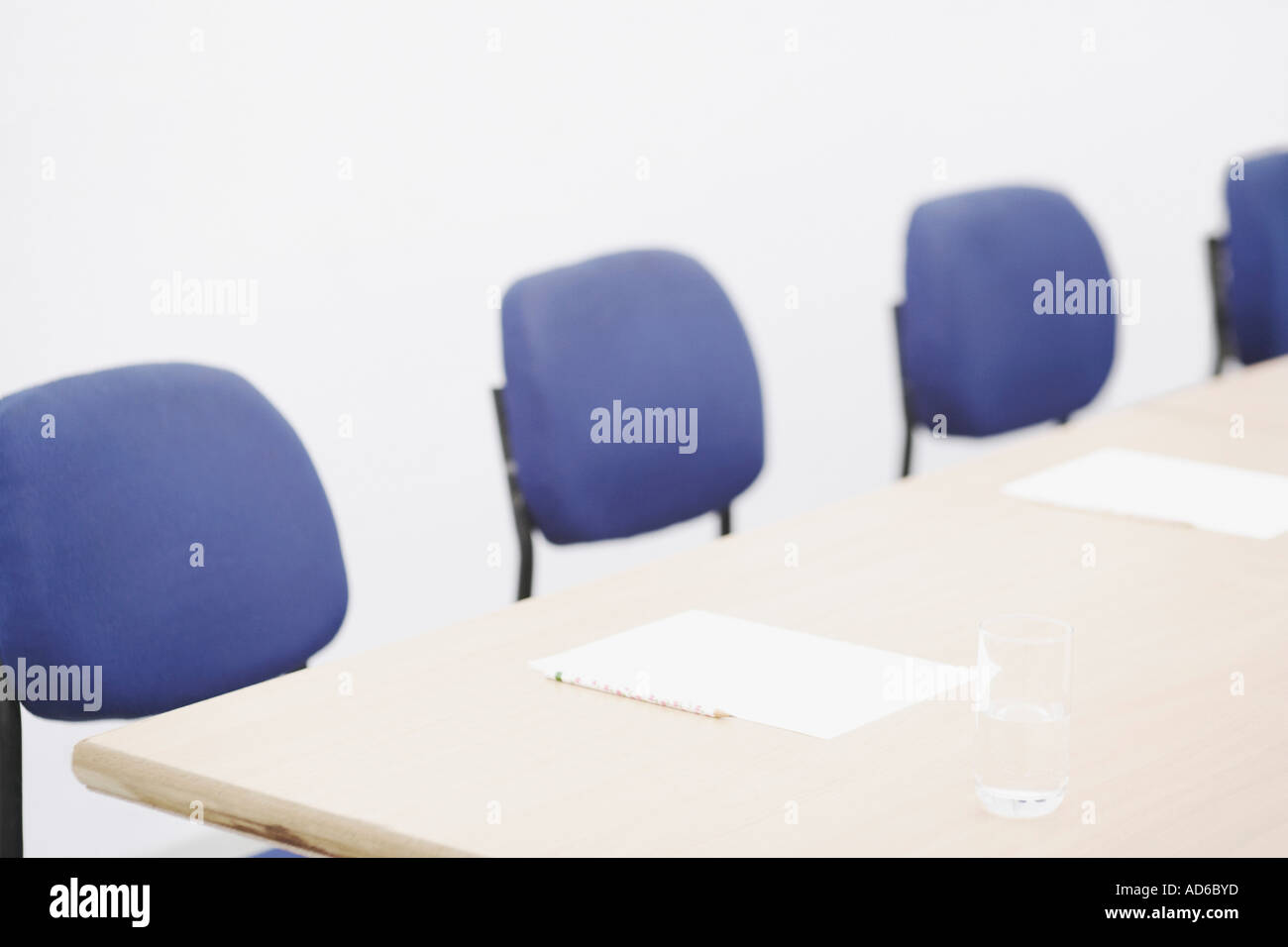 Empty chairs in a room Stock Photo - Alamy