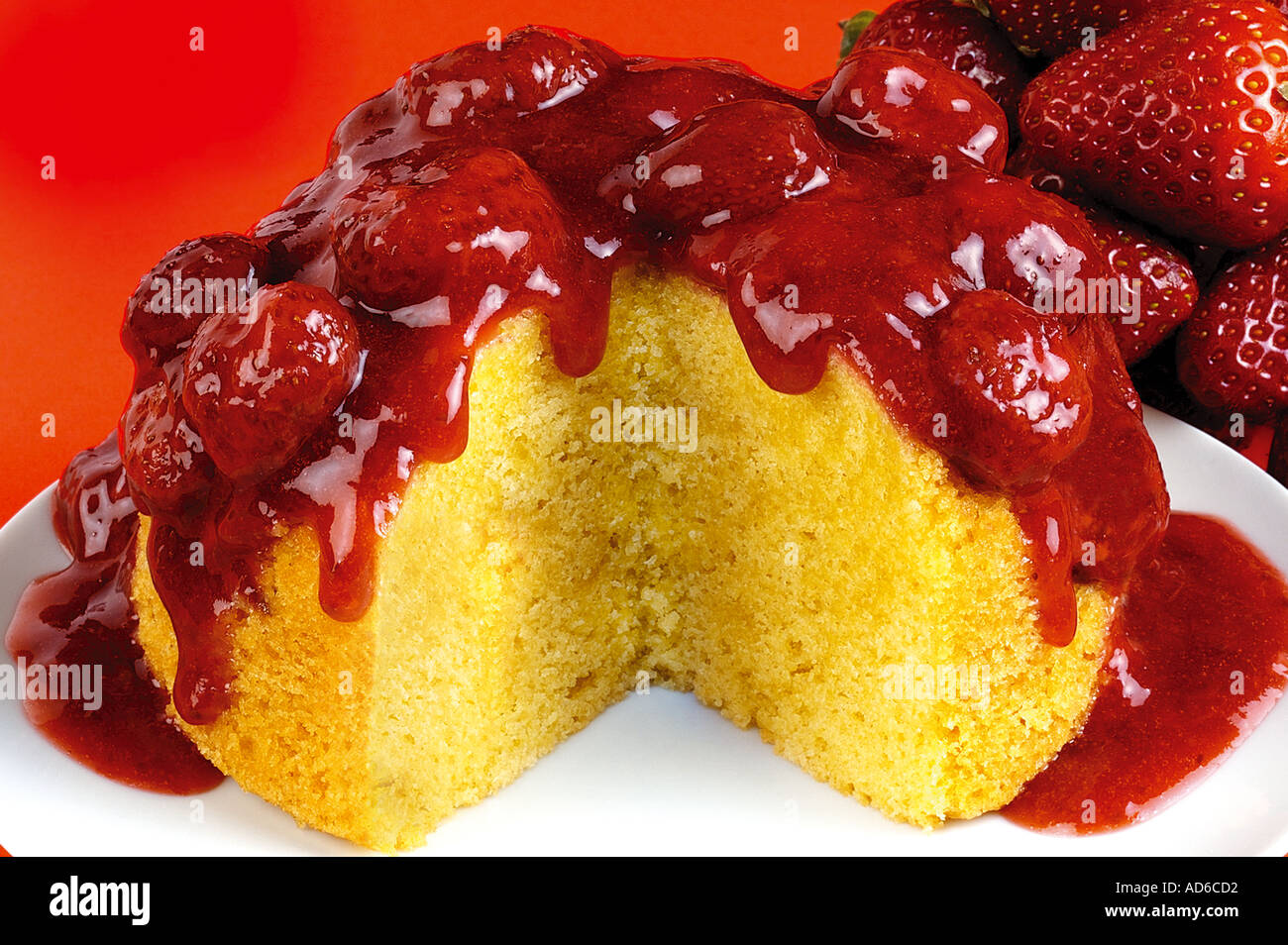 STRAWBERRY STEAM PUDDING Stock Photo - Alamy