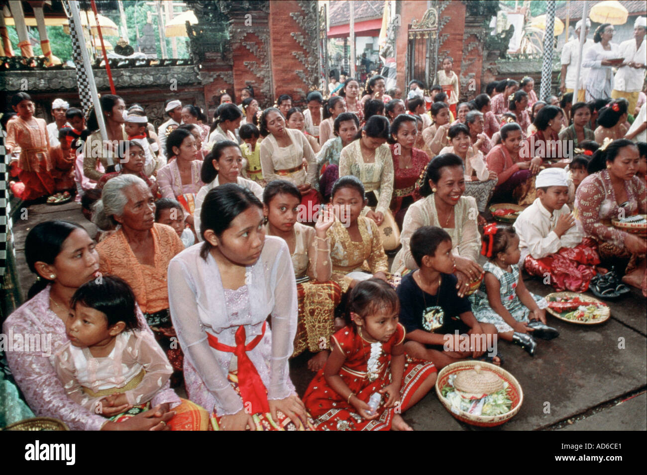 Celuk Temple Odalan Bali Indonesia Stock Photo - Alamy