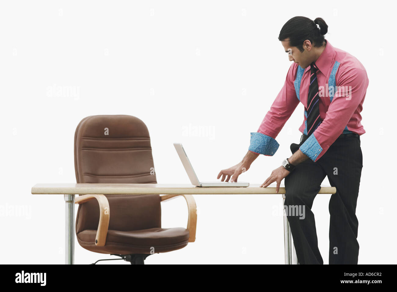 Indian business man working Cut Out Stock Images & Pictures - Alamy