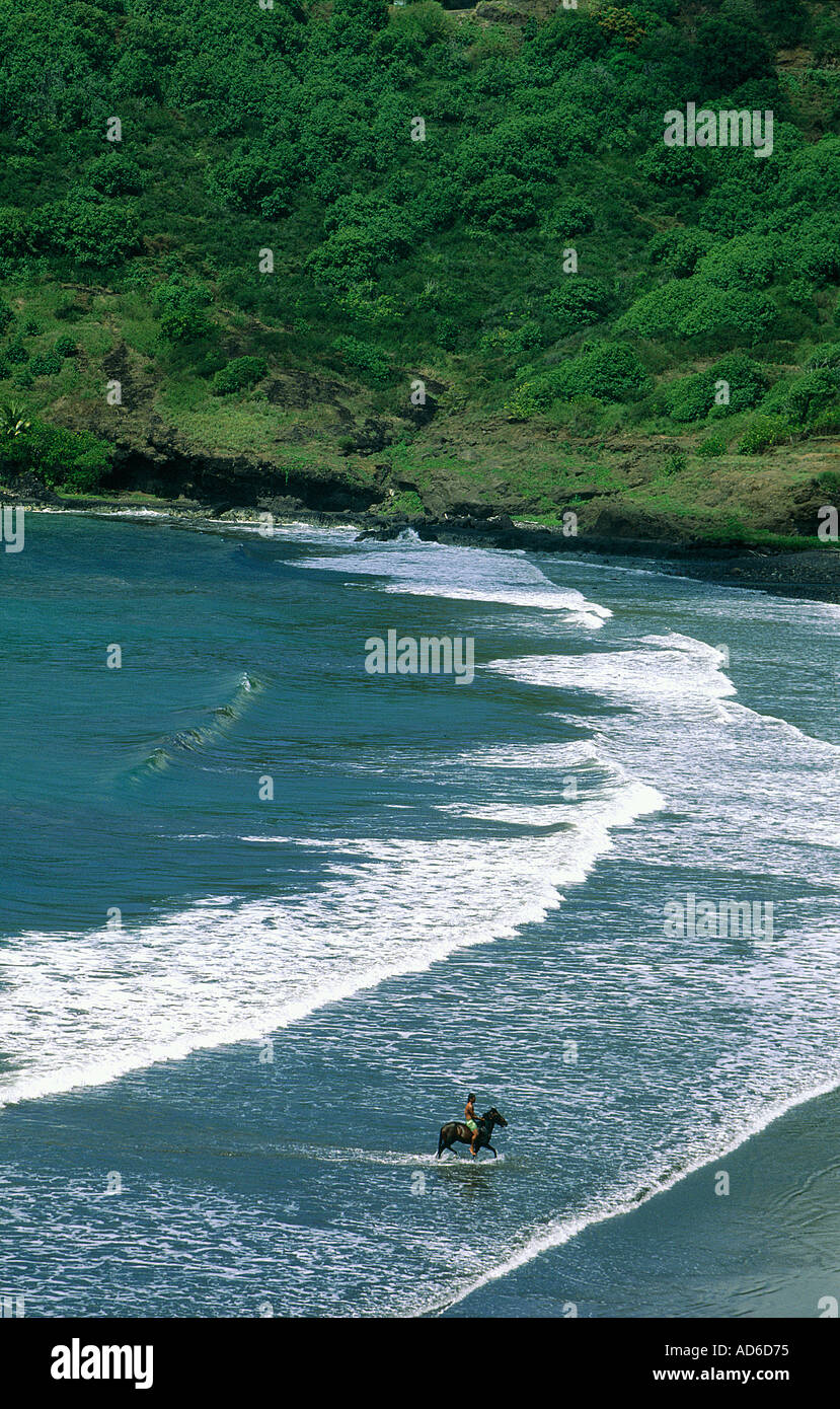 FRENCH POLYNESIA MARQUESAS ARCHIPELAGO HIVA OA ISLAND ATUONA VILLAGE ...