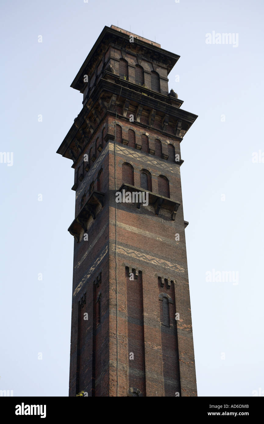 The Italianate landmark India Mill Chimney Darwen East Lancashire UK ...