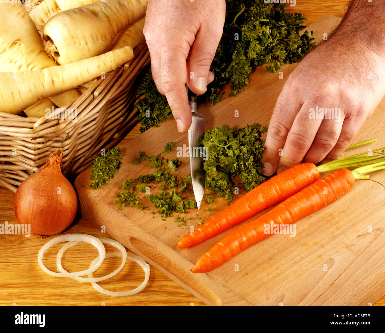 Ingredient chopping hi-res stock photography and images - Alamy