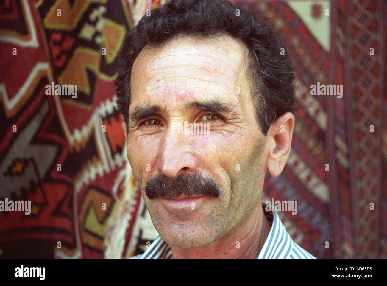 Carpet salesman Antalya Turkey Stock Photo - Alamy