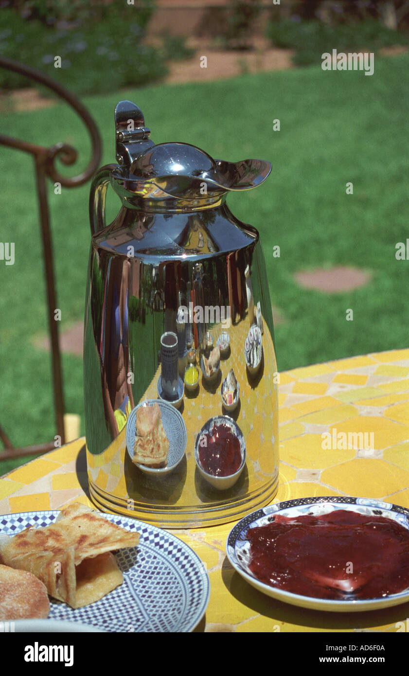 Moroccan breakfast Marrakech Morocco Africa Stock Photo - Alamy