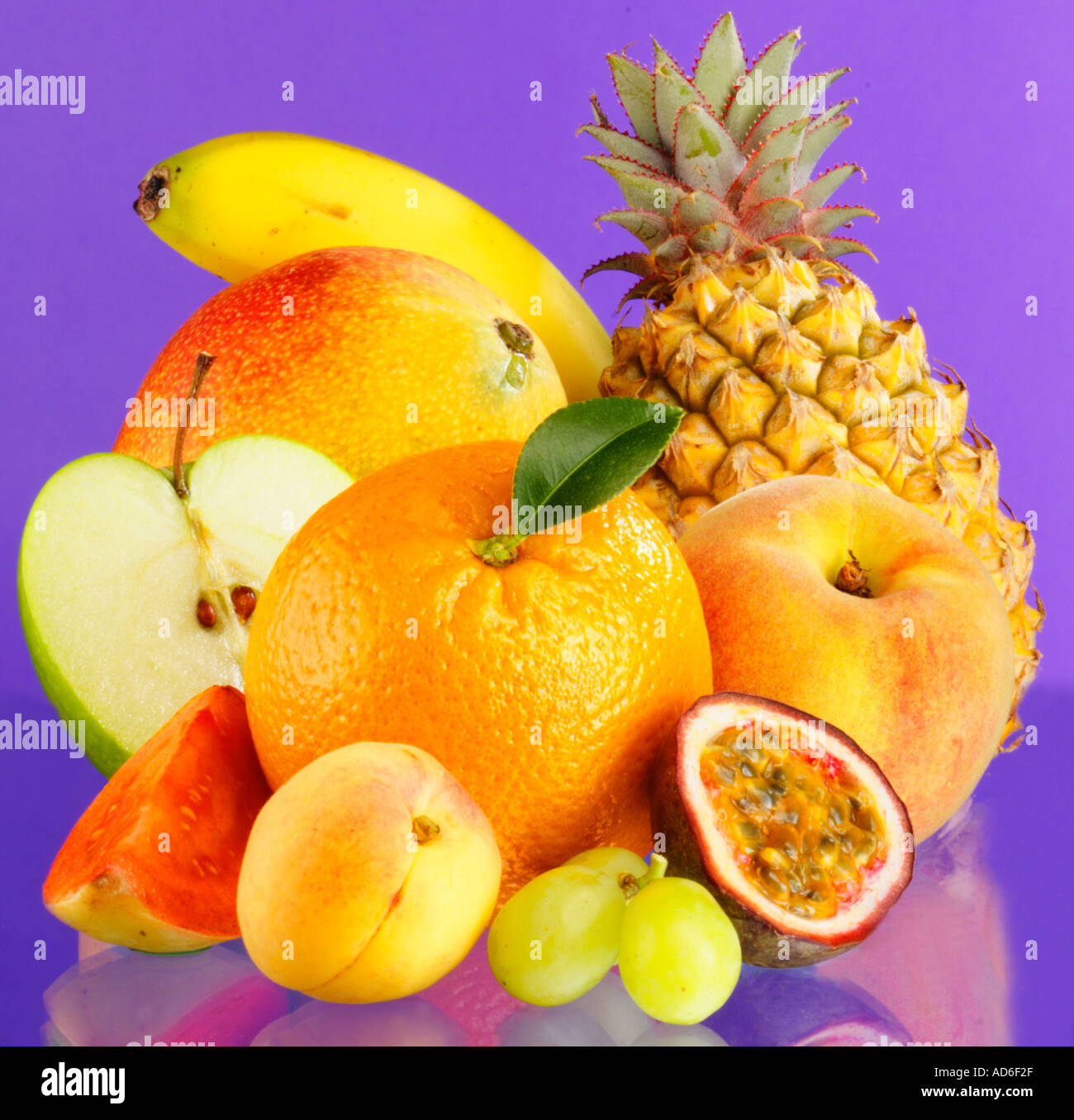 GROUP OF FRUIT Stock Photo - Alamy