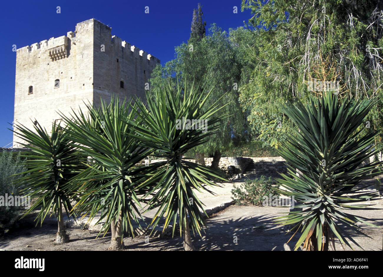 CYPRUS LEMESOS LIMASSOL KOLOSSI FORTRESS BUILT BY THE FRENCH IN XIII ...