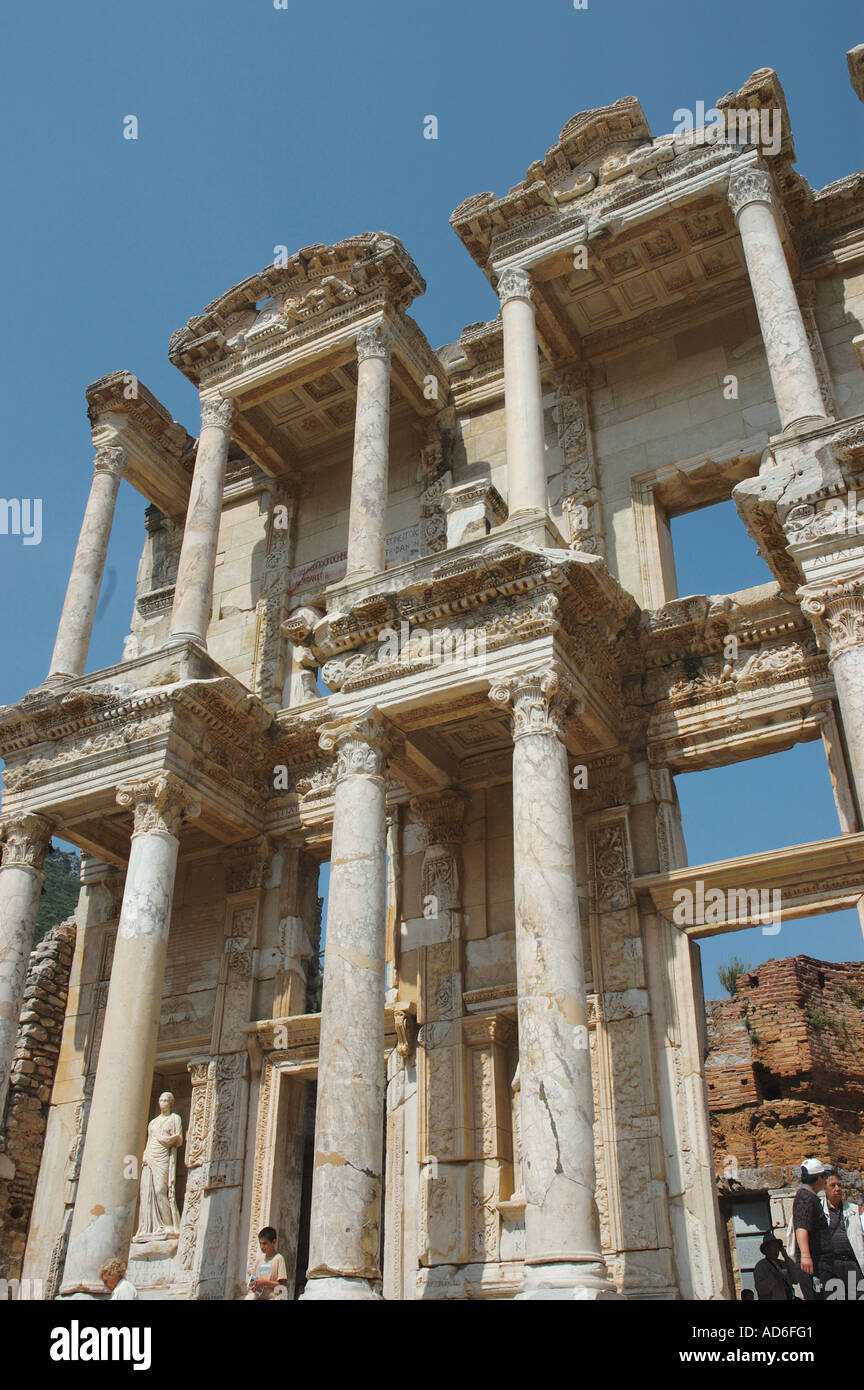 Celsus Library. Ephesus Stock Photo - Alamy
