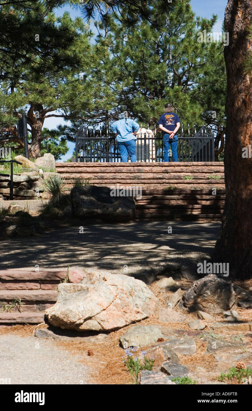 Buffalo Bill s grave at Lookout Mountain near Denver Colorado USA May ...