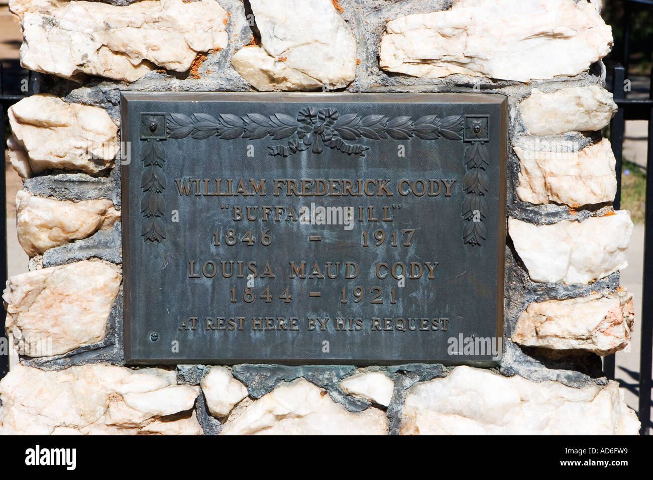 Buffalo Bill s grave at Lookout Mountain near Denver Colorado USA May ...