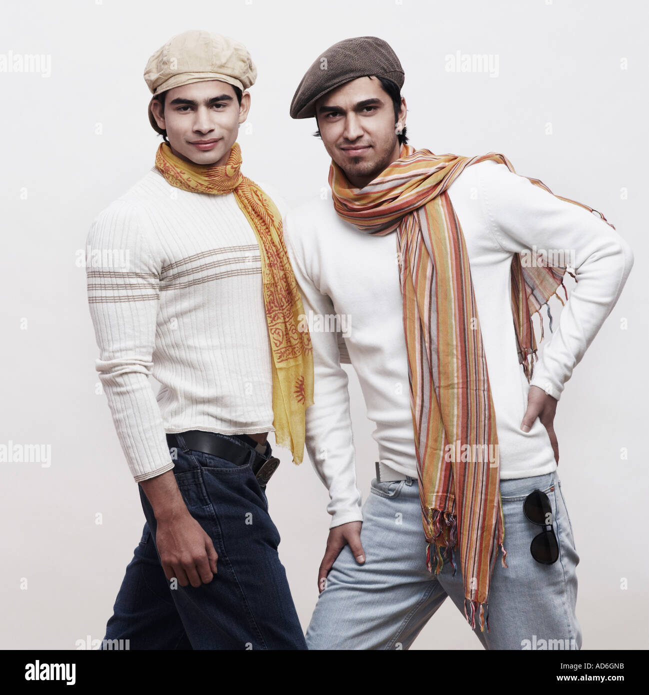 Two indian men posing standing hi-res stock photography and images - Alamy