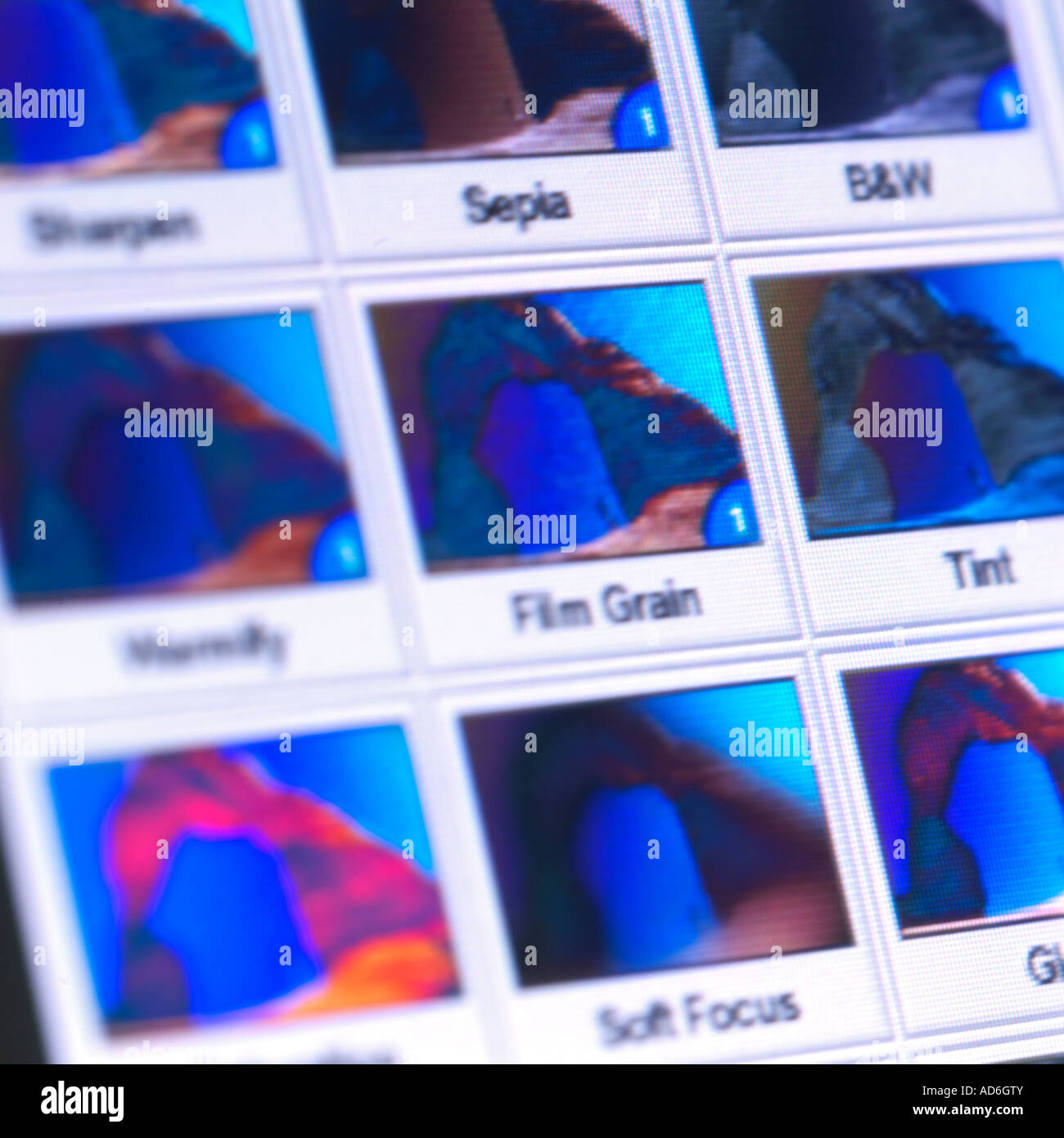 image editing software screen shot Stock Photo - Alamy