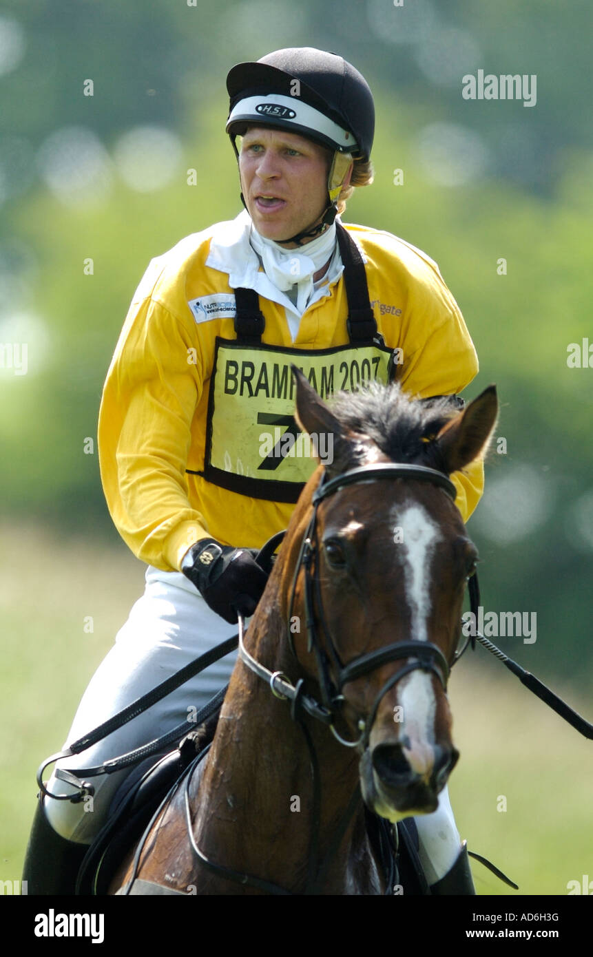Nick Gauntlett on Calibre Bramham International Horse Trials 09 06 2007 ...