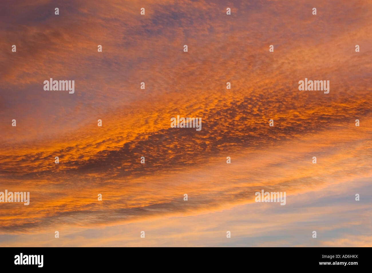 Vibrant orange sunset and clouds in Andalucia Stock Photo - Alamy