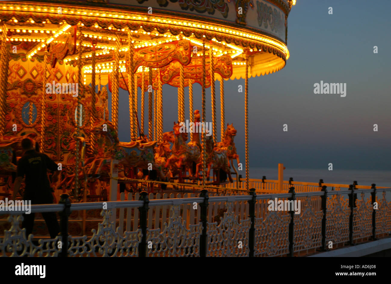 Carousel Brighton Pier brighton sussex uk Stock Photo - Alamy